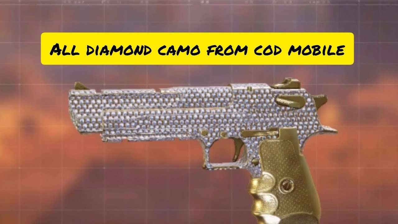 How do all diamond camo look like in Cod mobile | Diamond camo - YouTube