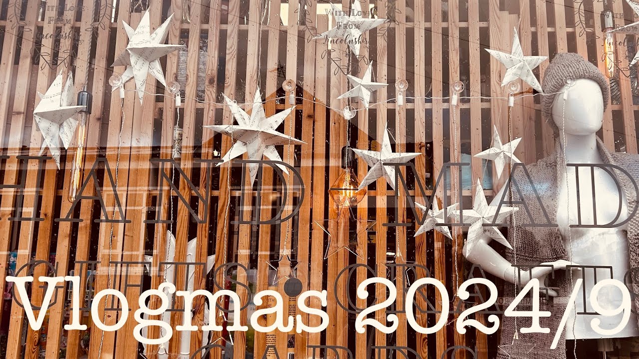 Vlogmas 2024/9 - WIP down, plans & stash reveal - YouTube