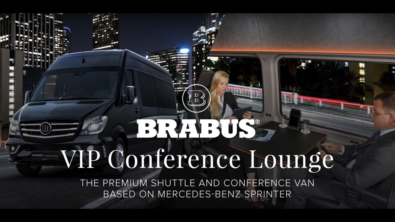 BRABUS VIP Conference Lounge for Mercedes-Benz Sprinter - YouTube