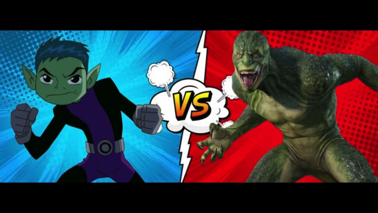 Beast Boy Vs. The Lizard - YouTube