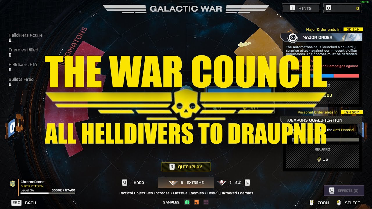 Helldivers 2 War Council: The Rise of Liberty on The Xzar Sector - Mar ...