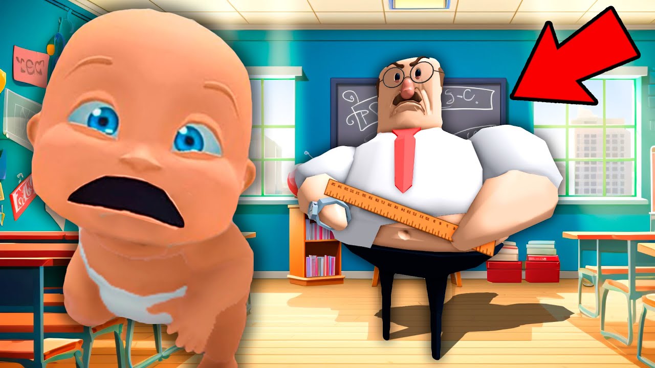 Baby Escapes TEACHER! - YouTube