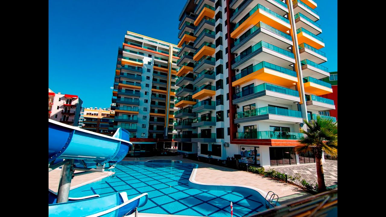 Sea View Beachfront 3 Rooms Apartment for sale in Mahmutlar Alanya Turkey -UON-0801 - YouTube