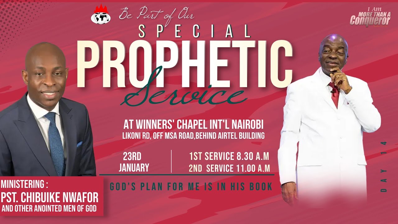 1ST SERVICE: SPECIAL PROPHETIC SERVICE | 23 JANUARY, 2022 | - YouTube