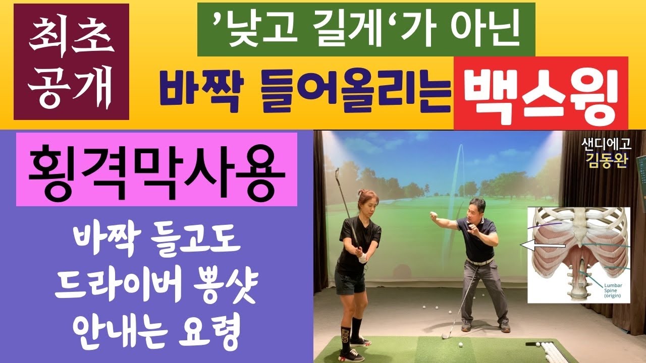 68360세 10백스윙 앞뒤 횡격막 분리하면서 백스윙 왜 백스윙이 중요한가 공을 뒤에서 때리는 법 Youtube
