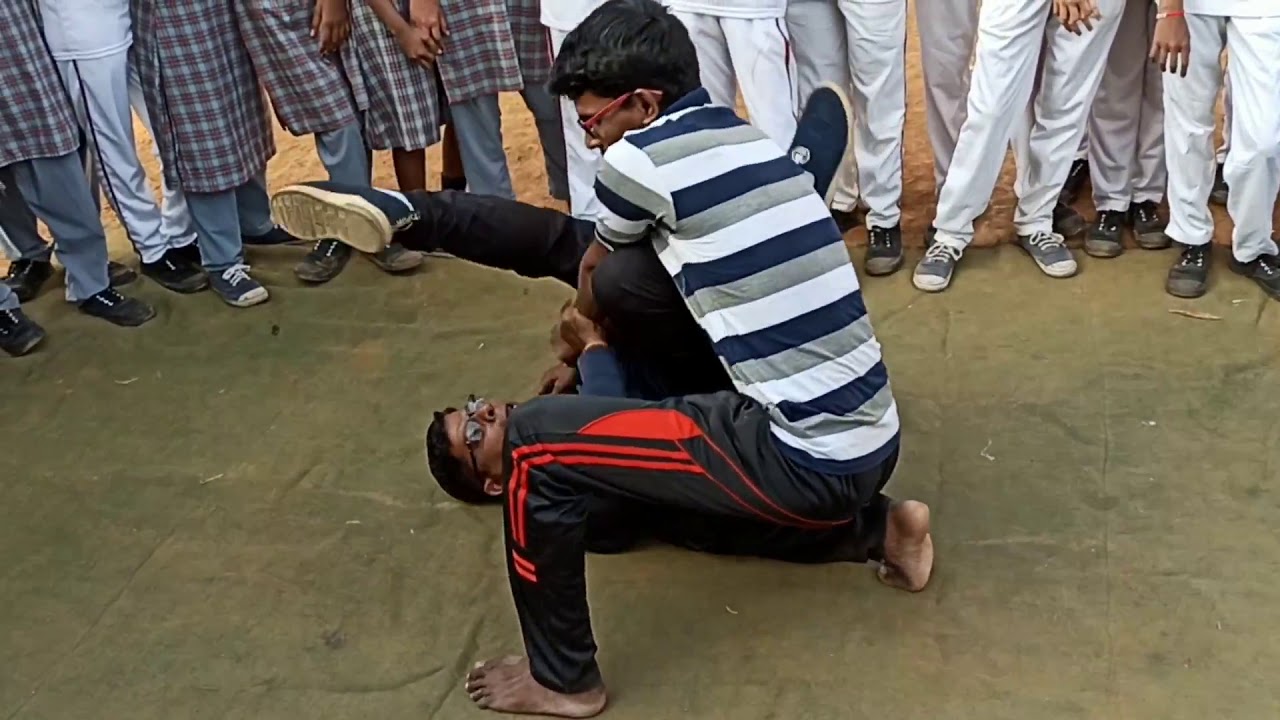 Self Defense Technique Against Ground Neck Hold - YouTube