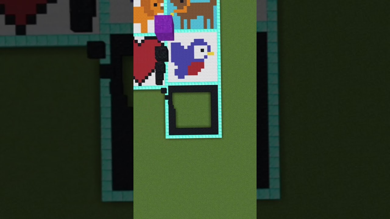 Buzz Lightyear Pixel Art in Minecraft #shorts #shorts30 #viral # ...