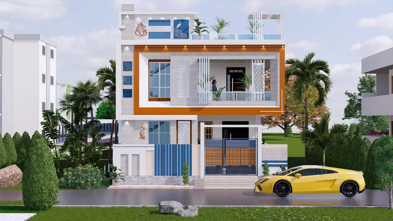 Contemporary Model House Architecture by Bhanuprakash - YouTube