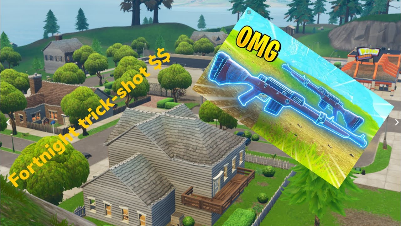 Fortnite trick shot no scope 🤟🏻🤟🏻 head shot - YouTube