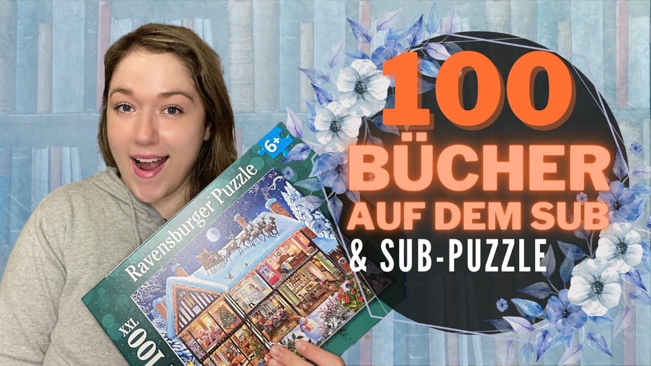 SUB BOOKSHELF TOUR 2023 😍 | 100 BÜCHER im Überblick & SUB PUZZLE – SuB ...
