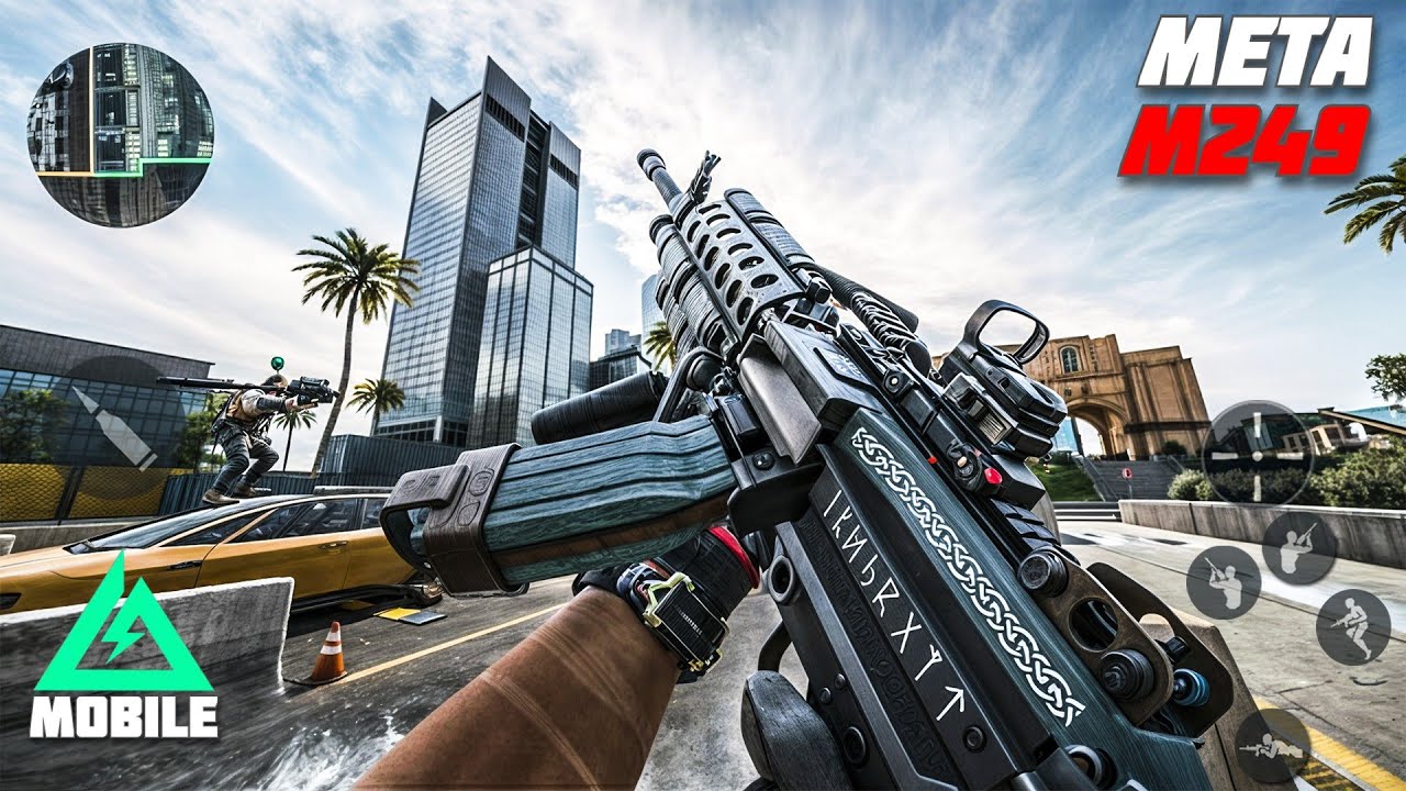 Delta Force Mobile META M249 (Zero Recoil) Gameplay - YouTube