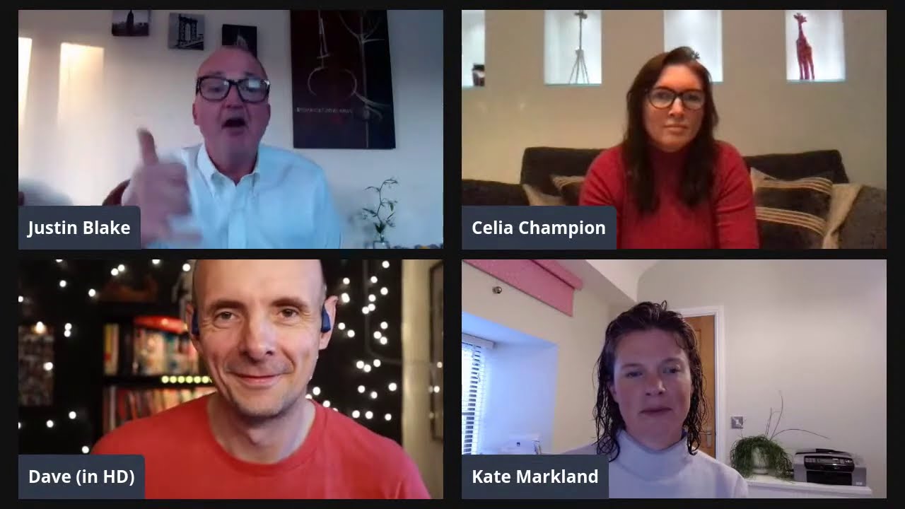 Live Justin Blake, Dave James, Celia Champion and Kate Markland - YouTube