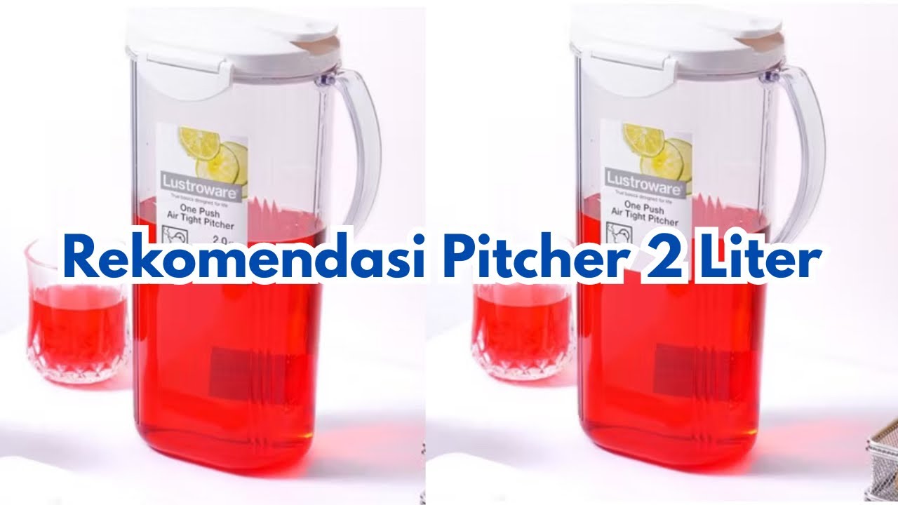 Rekomendasi Pitcher 2 Liter yang Estetik dan Murah Meriah - YouTube