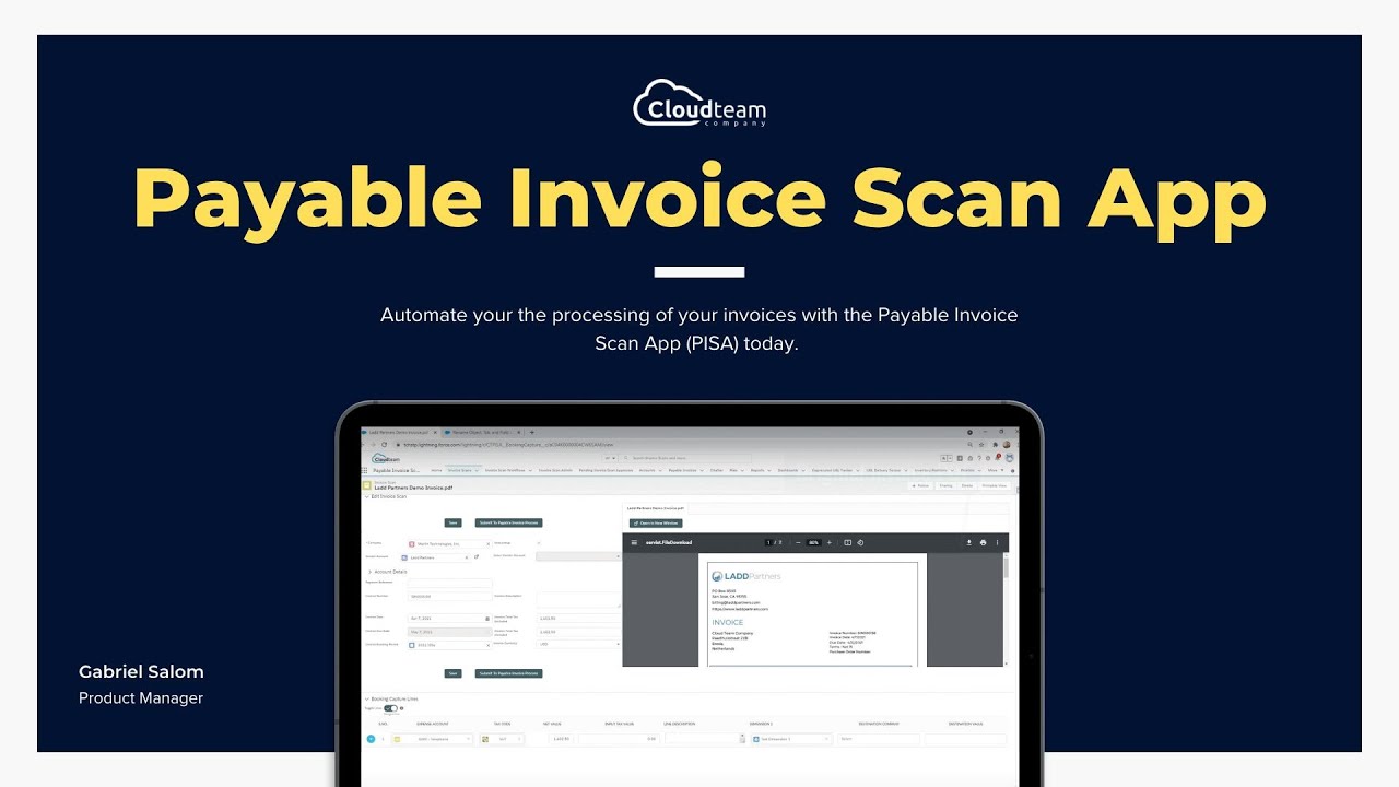 The Payable Invoice Scan App - YouTube