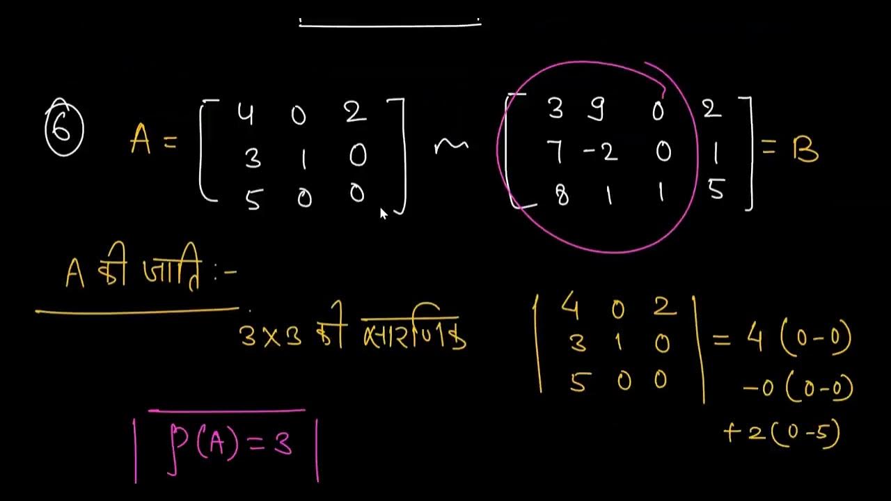 Inverse and Rank of the Matrix (16) - YouTube