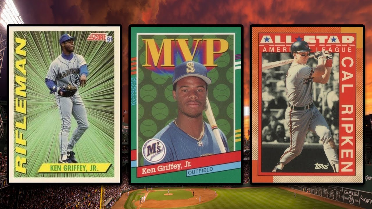 Top 50 Highest Selling 1990s Baseball Cards! - Youtube