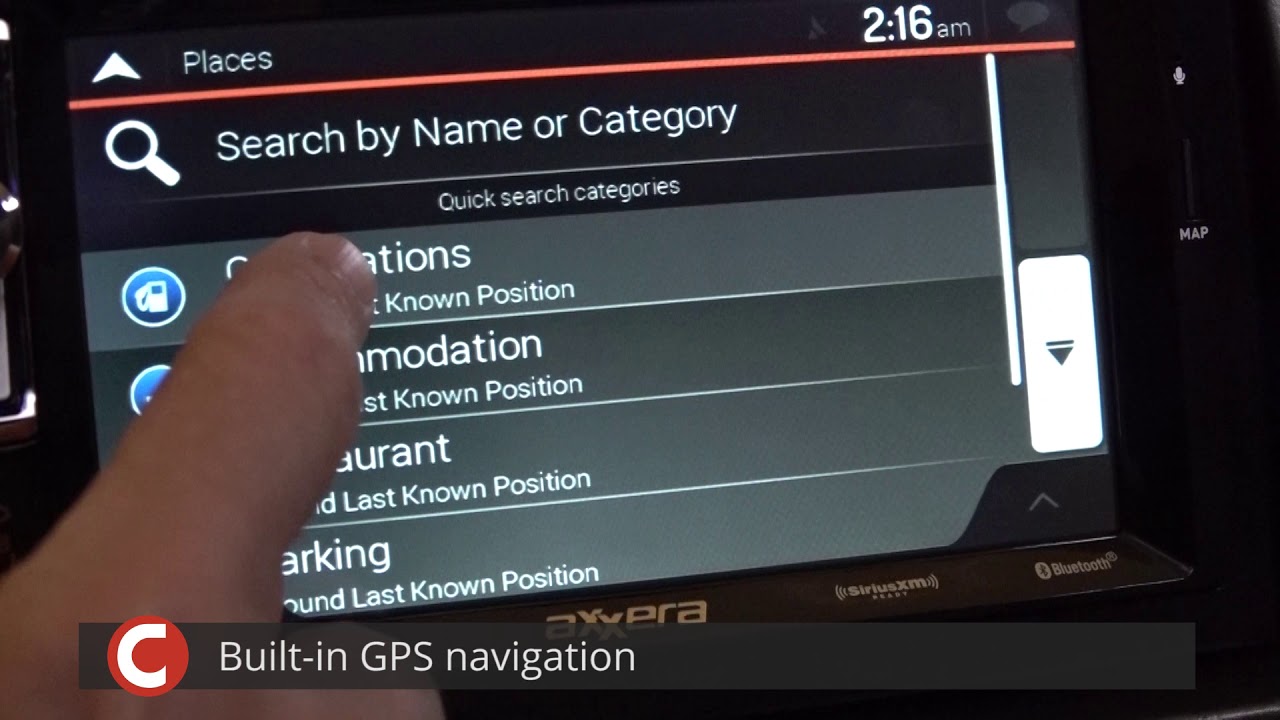 Axxera AVM82NAV Display and Controls Demo | Crutchfield Video - YouTube