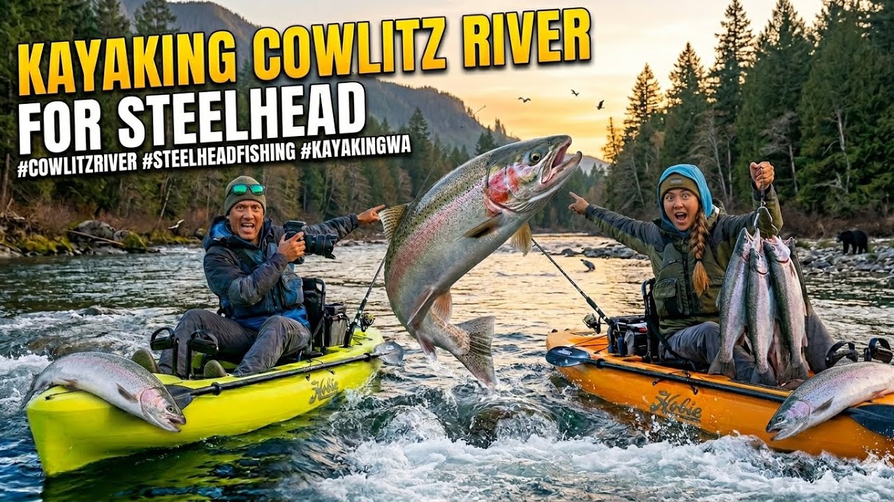 Kayaking Cowlitz River - Summer Steelhead Fishing - YouTube