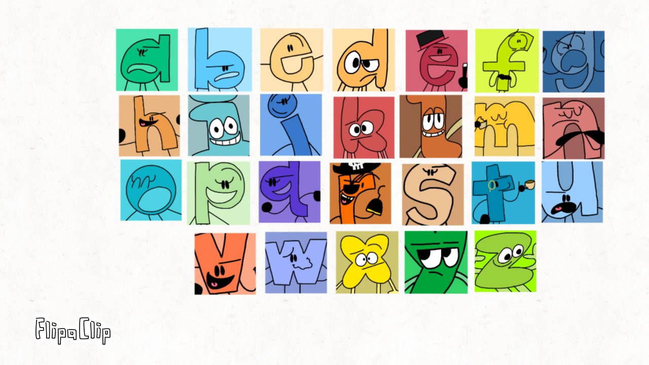 If Alphabet Lore Characters Were On Bfb Teams Youtube - Riset
