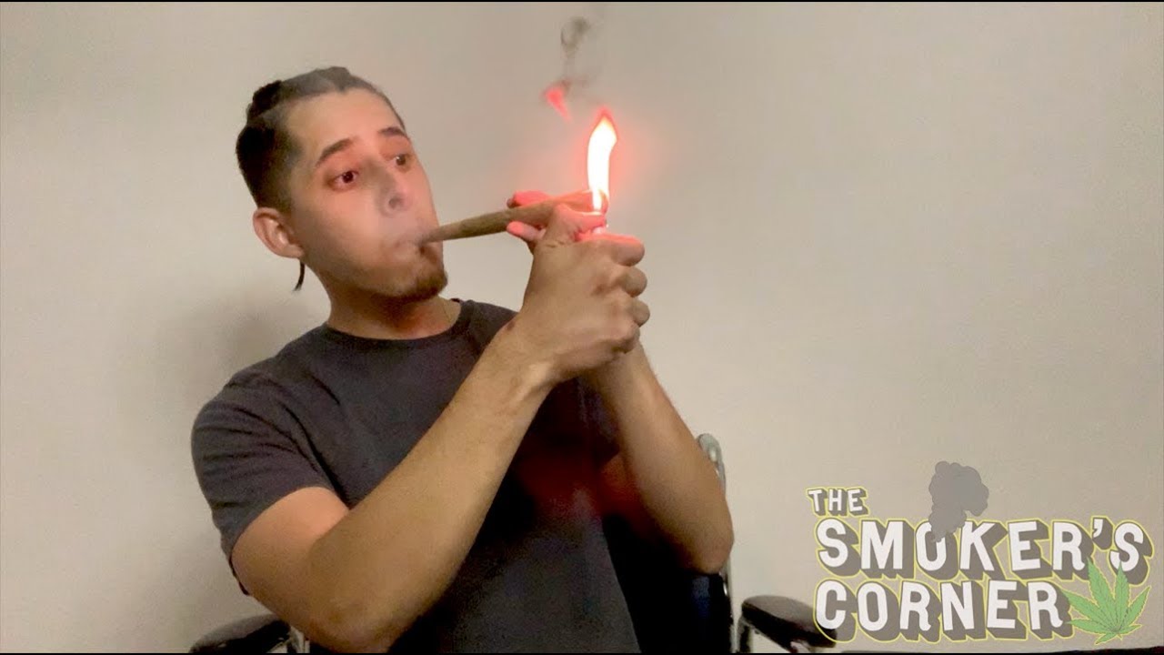 Smoking a Half Oz. Joint! - YouTube