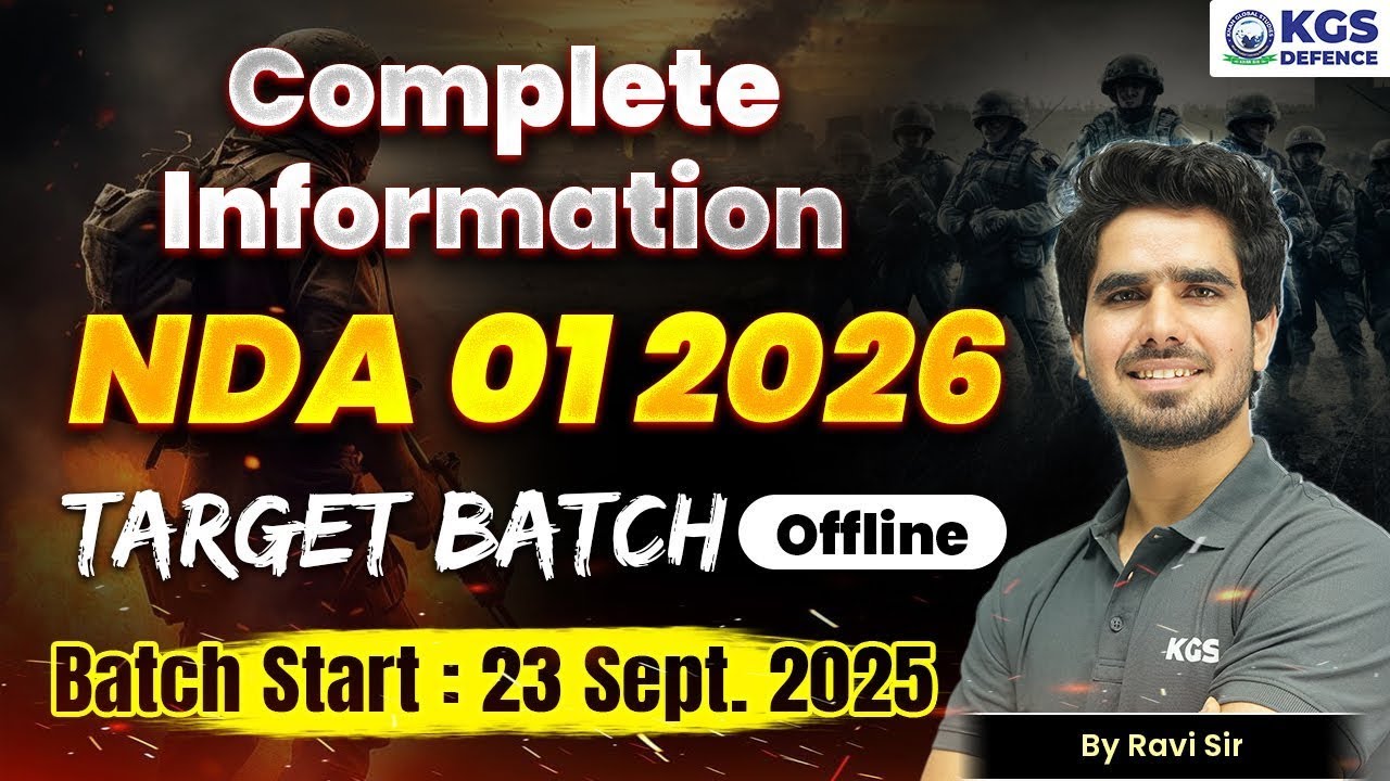 Complete NDA 01 2026 Target Batch Details | Offline Batch Starting 23rd ...