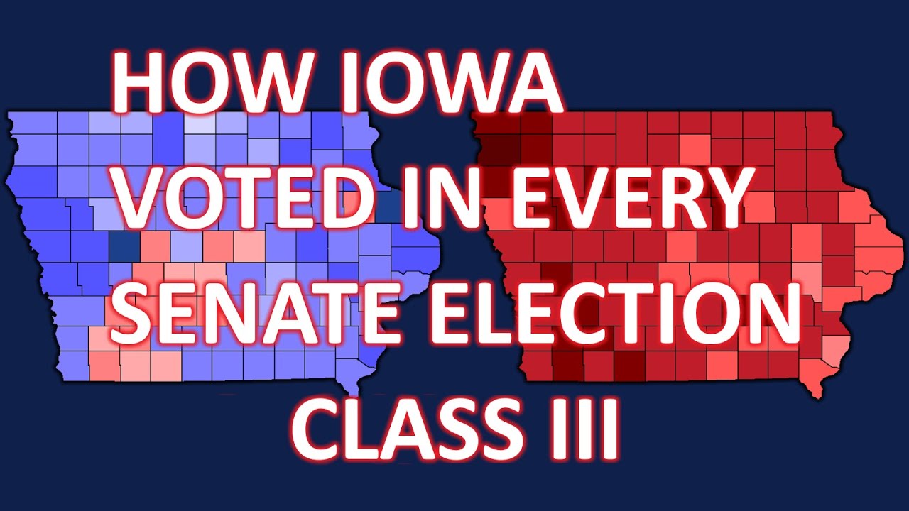 Iowa Class III Senate Seat Voting History - YouTube