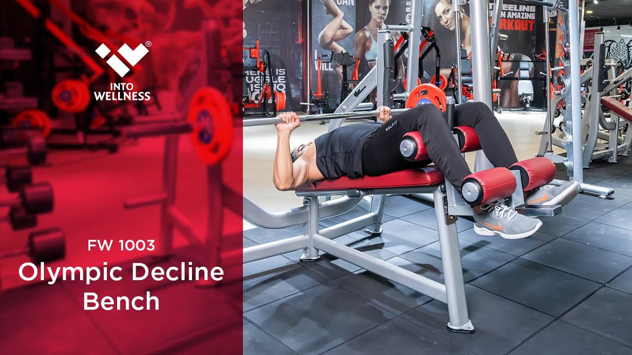 Build Your Chest Muscles Using FW 1003 Olympic Decline Bench by Into ...