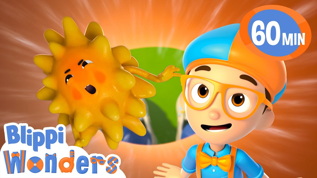 Blippi flies up a nose to make it sneeze ! | Blippi Wonders Educational ...