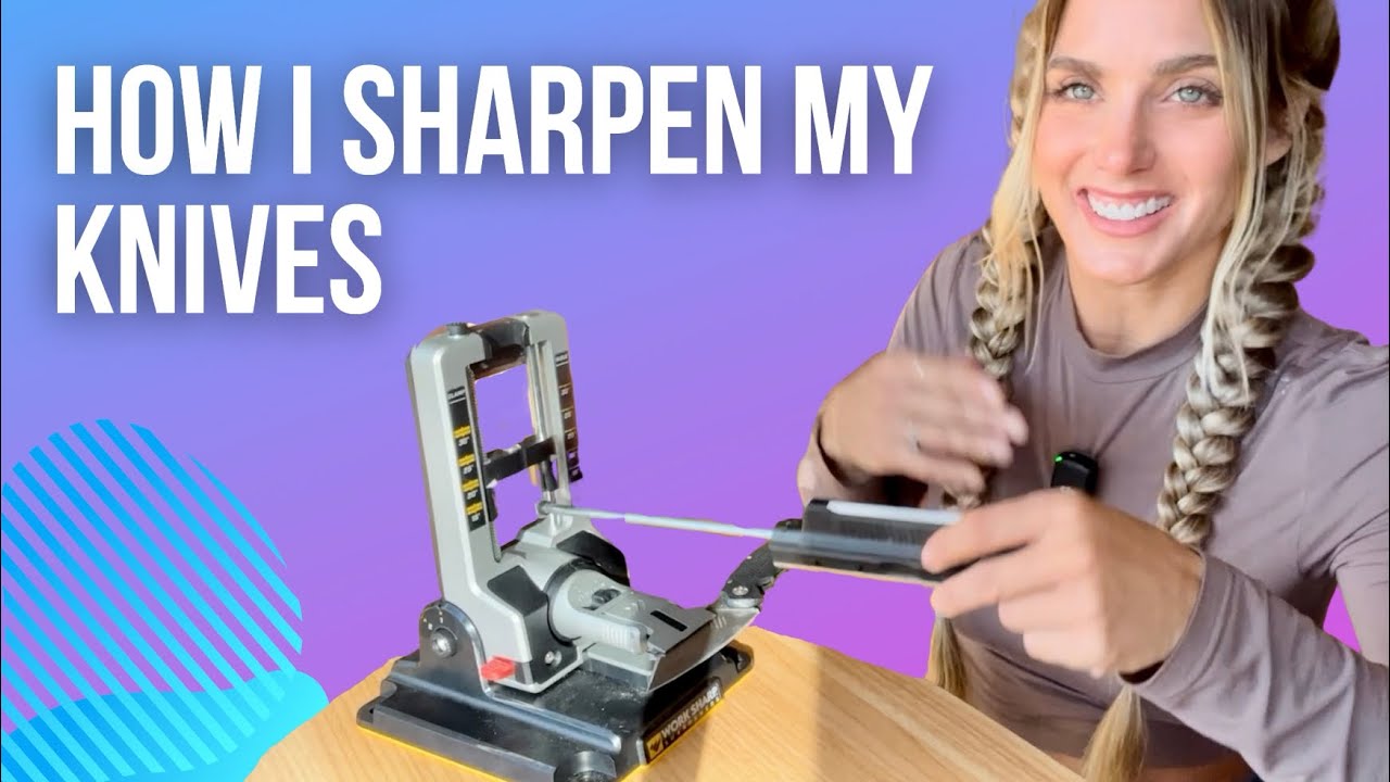 How I Sharpen My Knives (Work Sharp Professional Precision Adjust ...