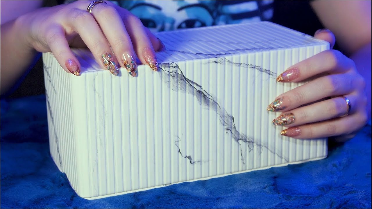 🎧ASMR 7 Textured Box Covers for Gentle Tapping and Scratching / NO ...