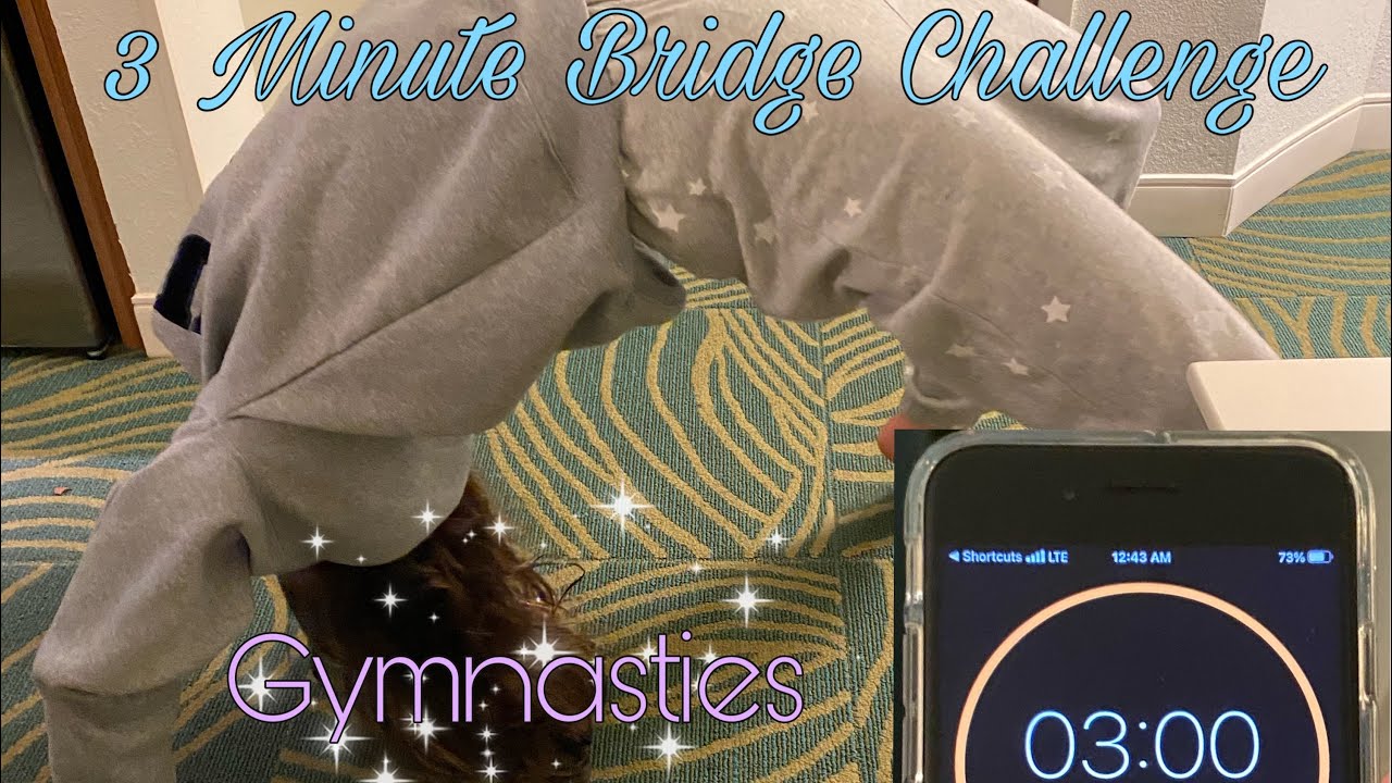 3 Minute Bridge Challenge 🤍 🪴|| Gymnastics - YouTube