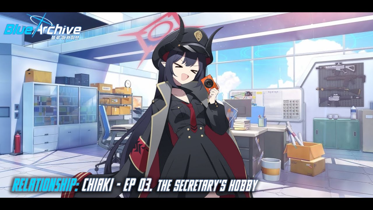 Blue Archive - Relationship Story: Chiaki - EP 03. The Secretary's ...