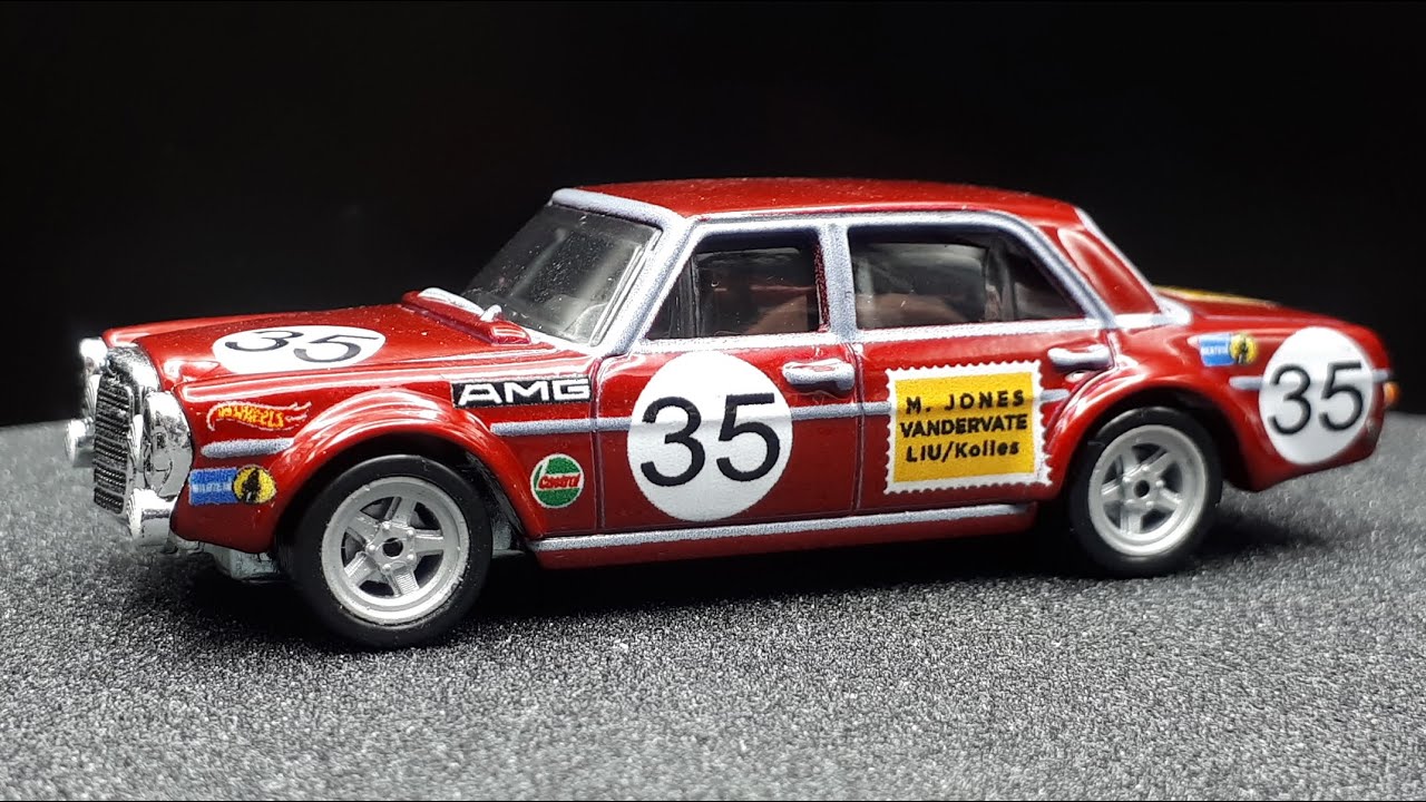 1/63 Mercedes Benz 300 SEL 6 8 AMG Red Pig by Hot Wheels with 3D ...