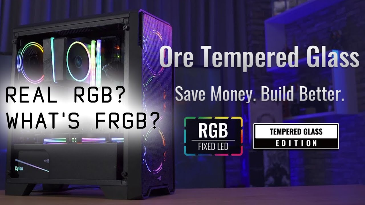 Tempered Glass + RGB at a low price? | Aerocool Ore Case Unboxing - YouTube