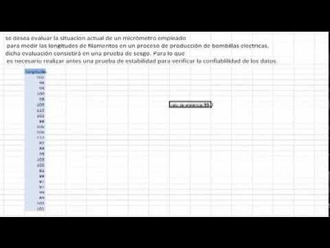 tutorial sesgo y linealidad en minitab - YouTube