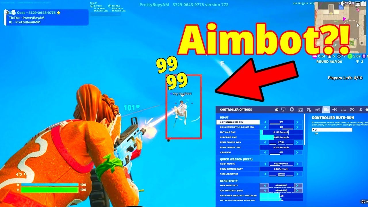 The *BEST* Controller Settings For INSANE AIMBOT + 100% Accuracy 🎯 ...