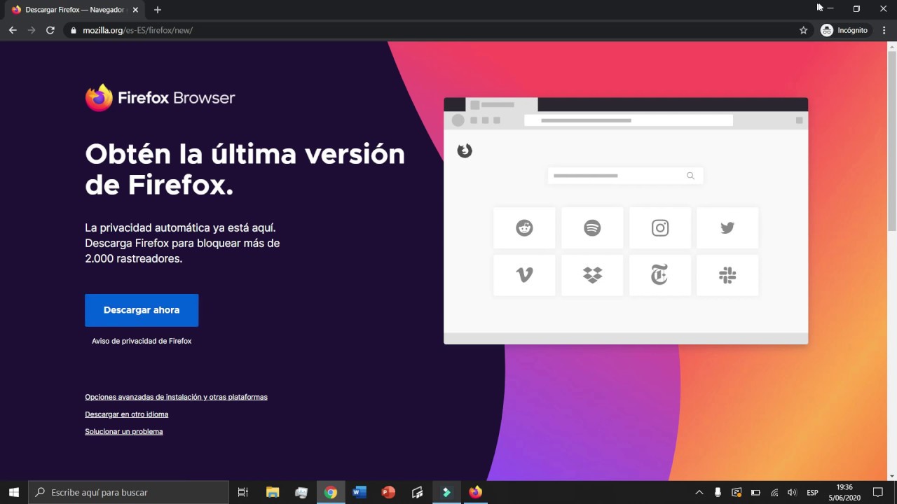 Como Descargar Mozilla FireFox 2020(Actualizado) - YouTube