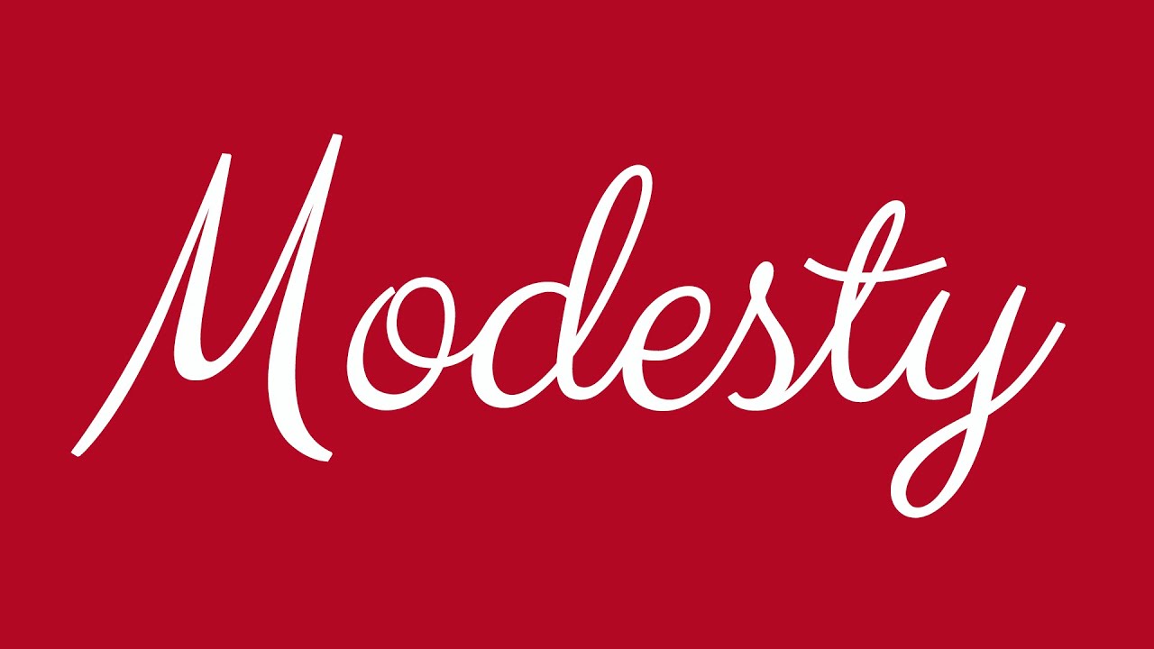Learn how to Sign the Name Modesty Stylishly in Cursive Writing - YouTube