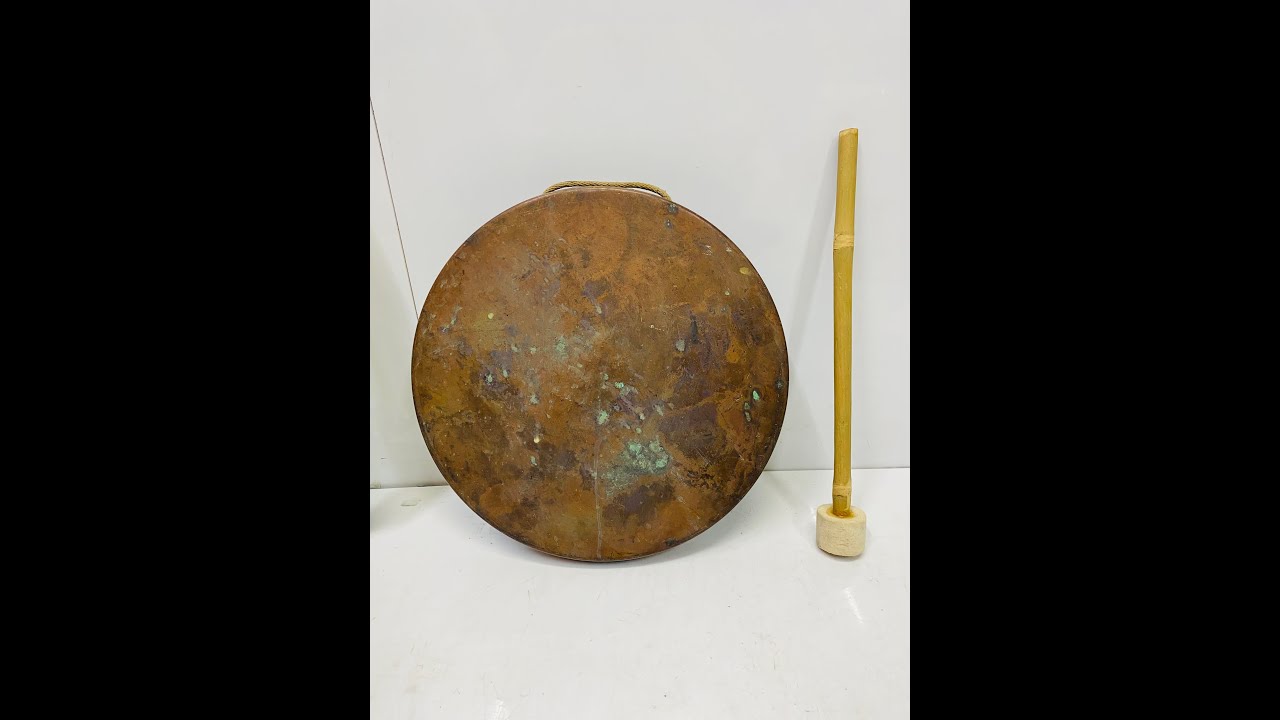 Rare Antique Brass Ship Gong Bell w/ Mallet Stick Vintage Nautical ...