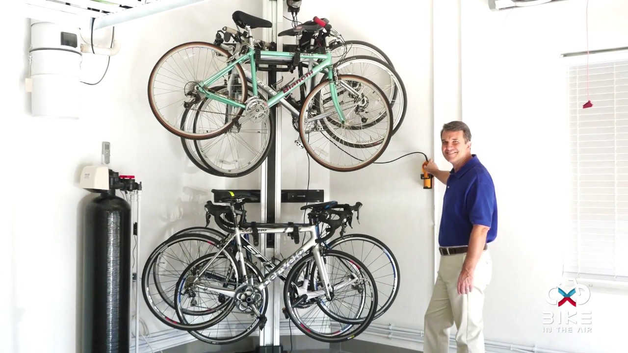 Bike In The Air - Electric Lift System - YouTube