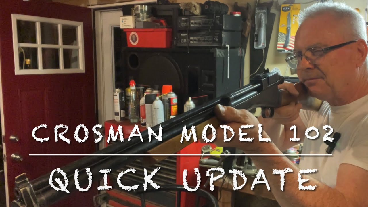 Crosman model 102 pump 22 repeater quick update on performance. Chronograph and trigger pull ...