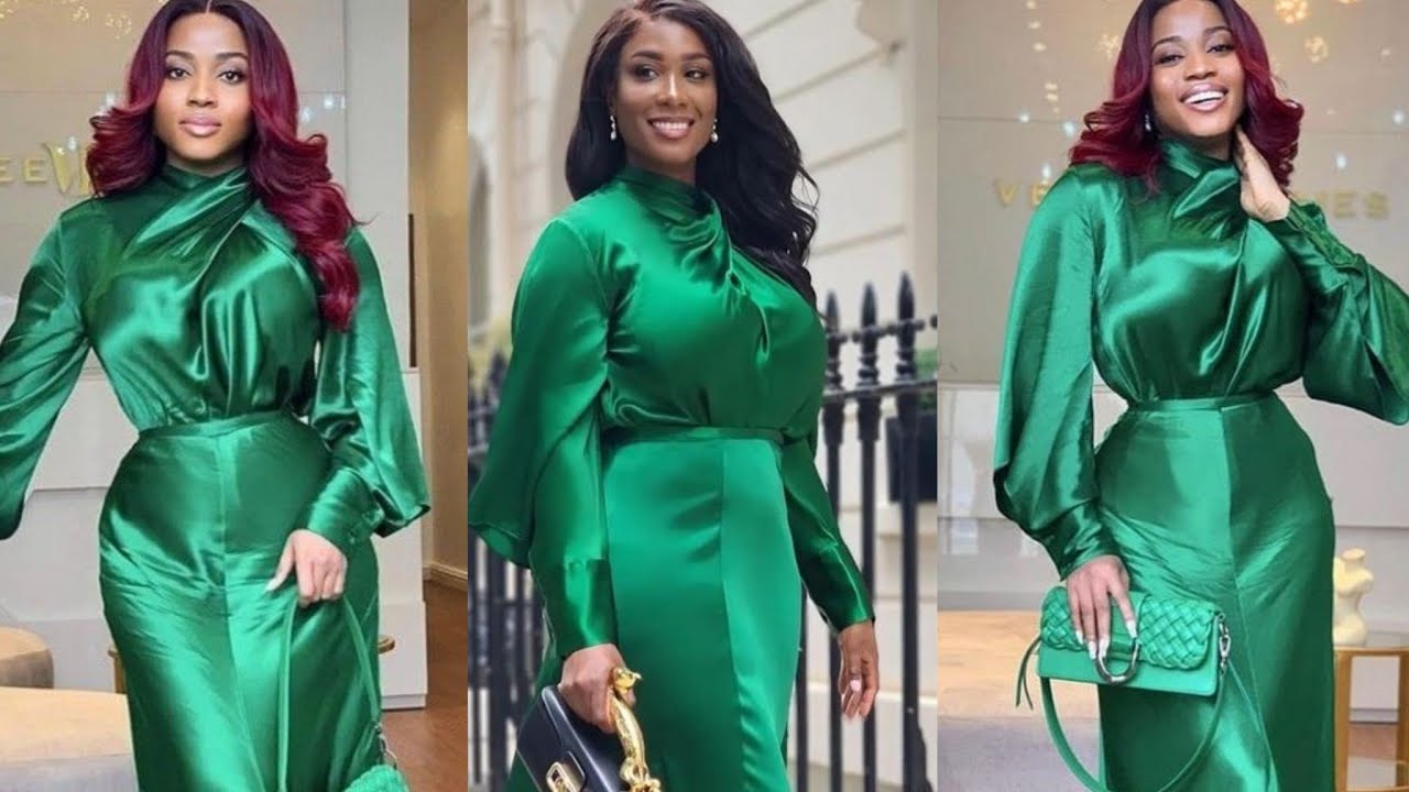 How to make an Elegant Twisted Collar Neckline Blouse with Puff Sleeve ...