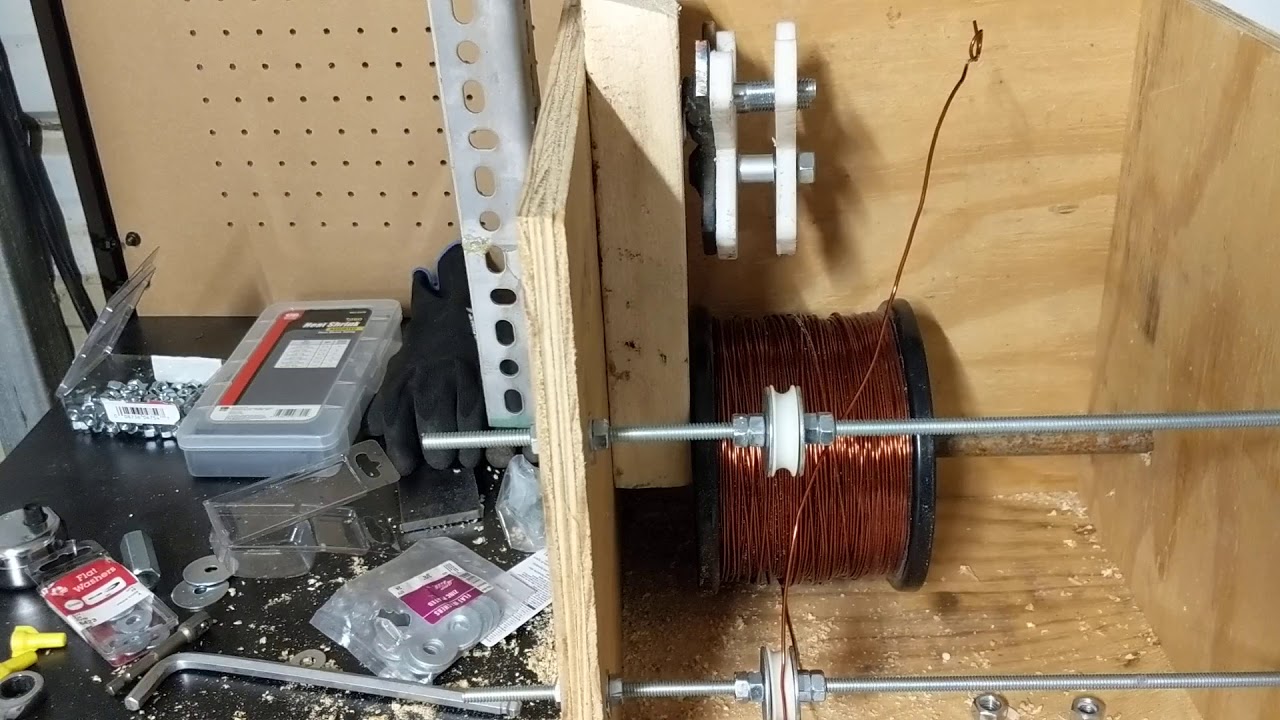 Axial flux wind turbine build - YouTube