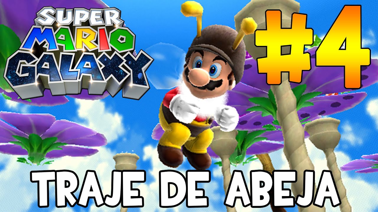 SUPER MARIO GALAXY | PARTE #04 | TRAJE DE ABEJA PARA MARIO - YouTube