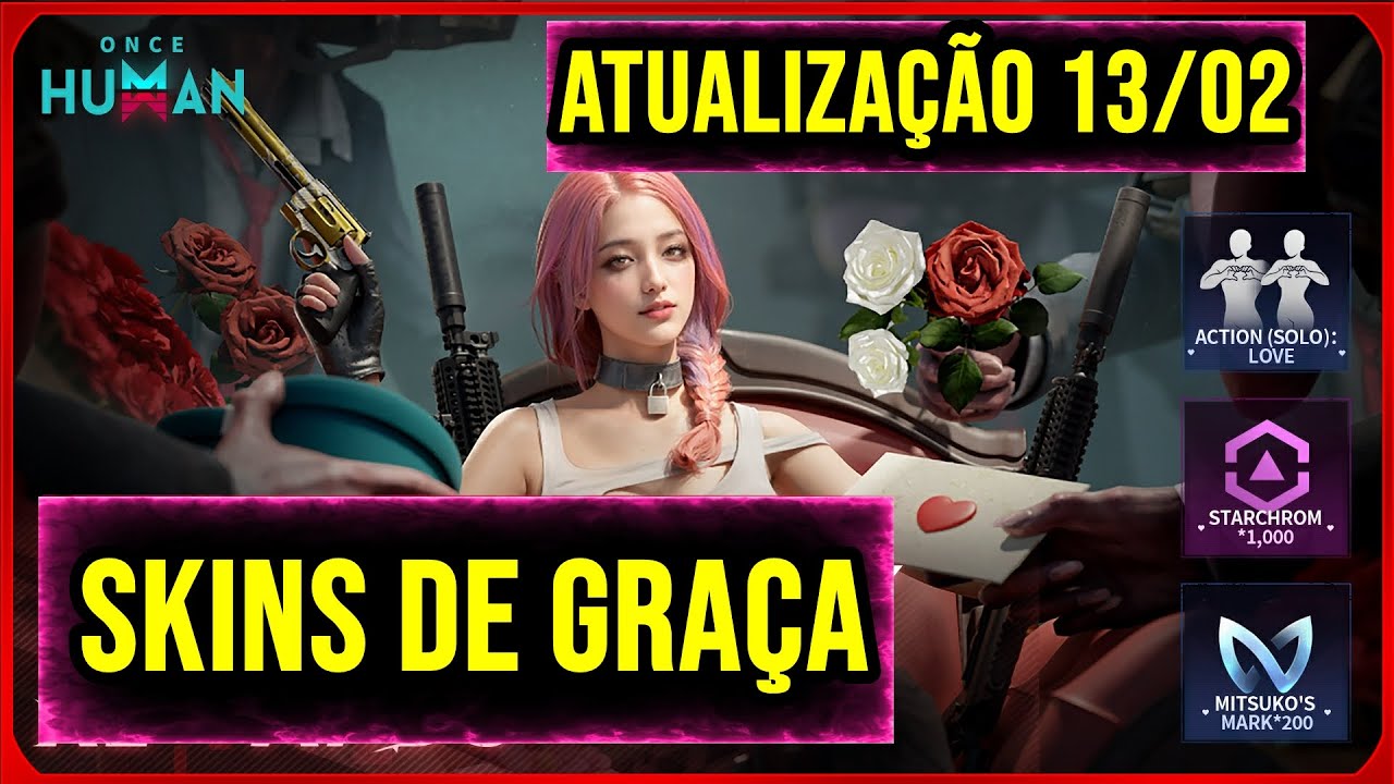EVENTO NOVO, SKINS GRÁTIS, ATUALIZAÇÃO 13/02 - ONCE HUMAN - YouTube