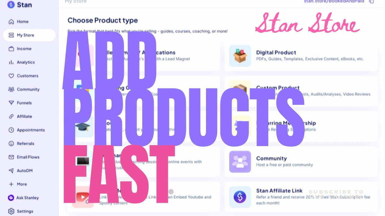 How to add products fast on Stan Store| Step-by-step tutorial to upload ...