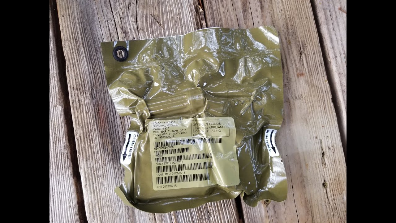 USAF SURVIVAL MODULE - YouTube