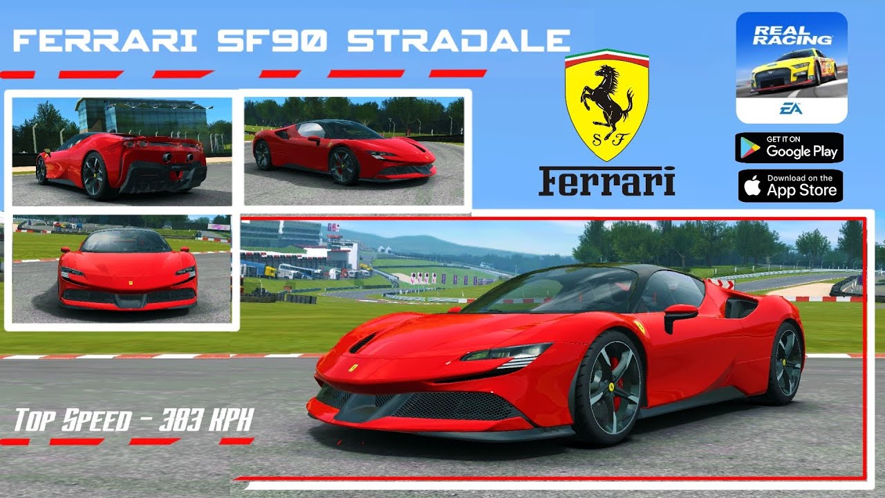 Ferrari SF90 Strdale | Top speed 383 Kph #gameplay #realracing3 #car # ...