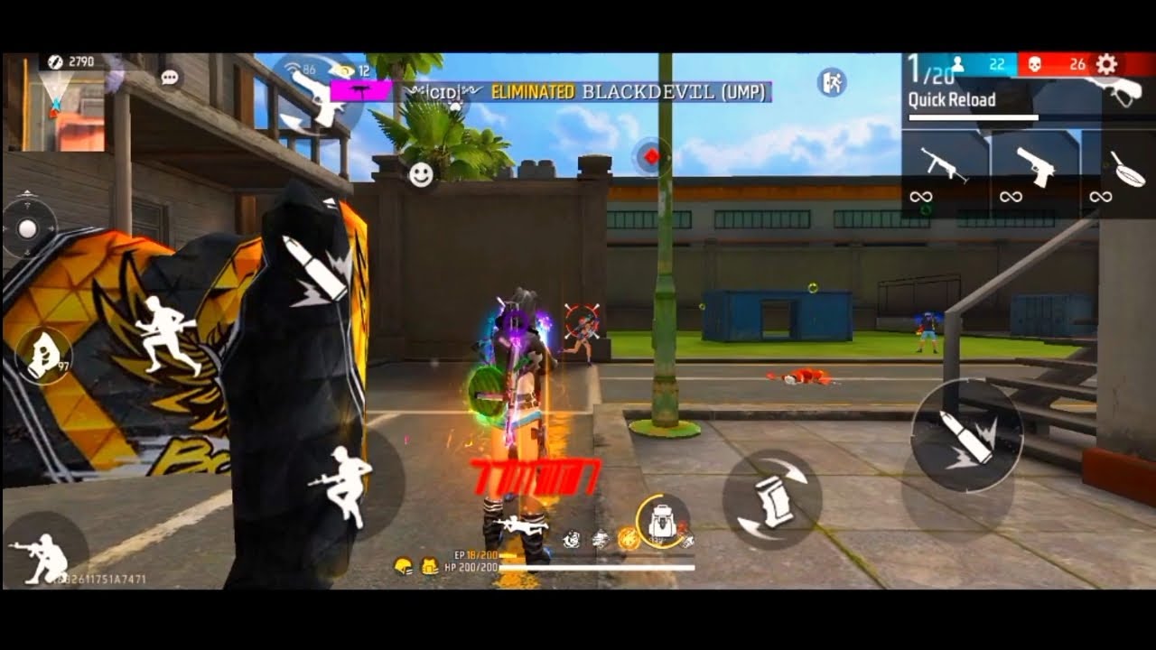 3 finger custom hud free fire god gaming||free fire 3 finger setting ...