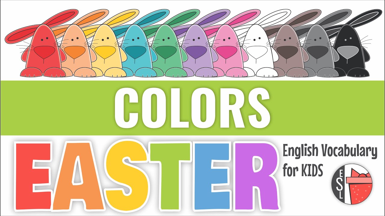 Learn Colors - Easter - English for Kids - YouTube